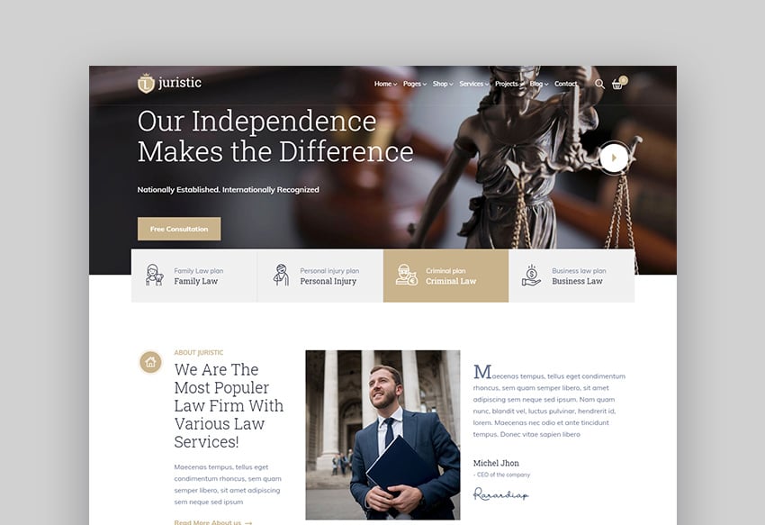 25+ Best Lawyer WordPress Themes: For (2025) Law Firm & Attorney ...