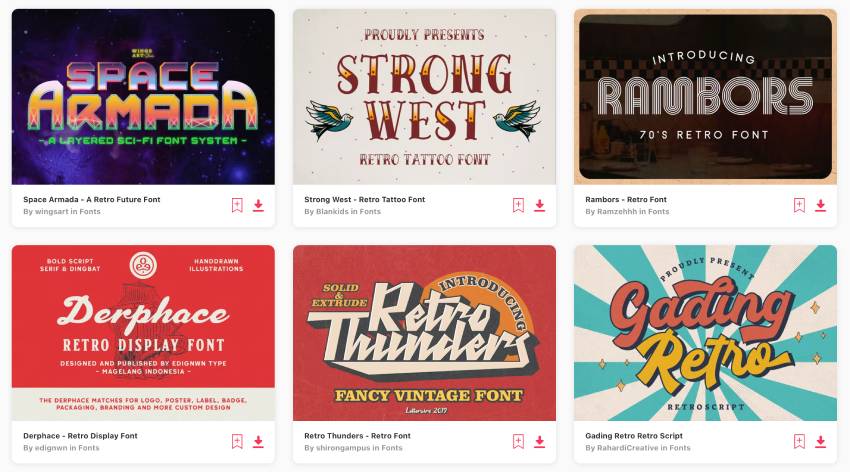 30 Cool Retro Fonts to Download in 2022