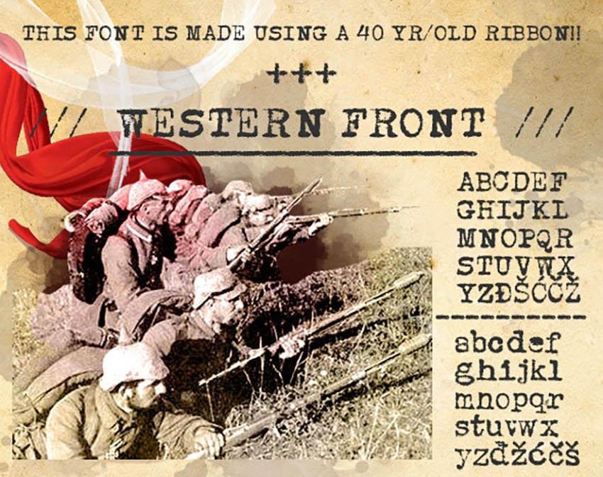 20+ Best Classic Typewriter Fonts With Vintage Machine Styles