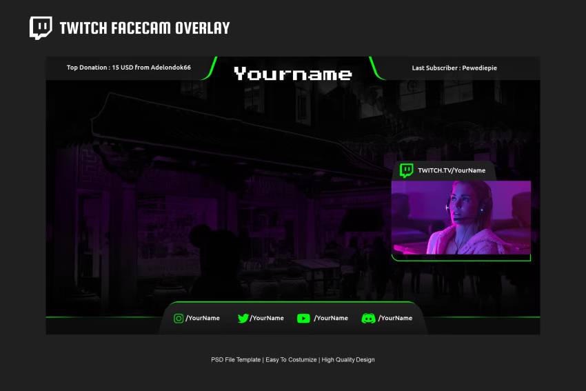 35+ awesome stream overlays using OBS Studio (video) | Envato Tuts+ ...