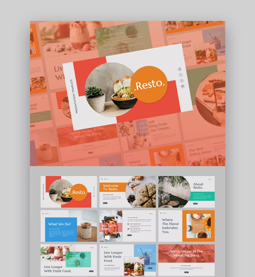 18 Free Food, Restaurant, & Menu PowerPoint Templates (2022)
