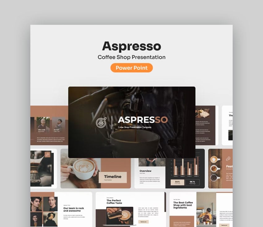 25 Best Free Coffee Themed PowerPoint PPT Templates for 2022