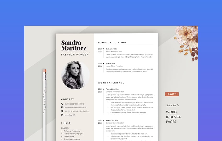 Free Creative Resume Templates (Word & PSD Downloads 2021) | Envato Tuts+
