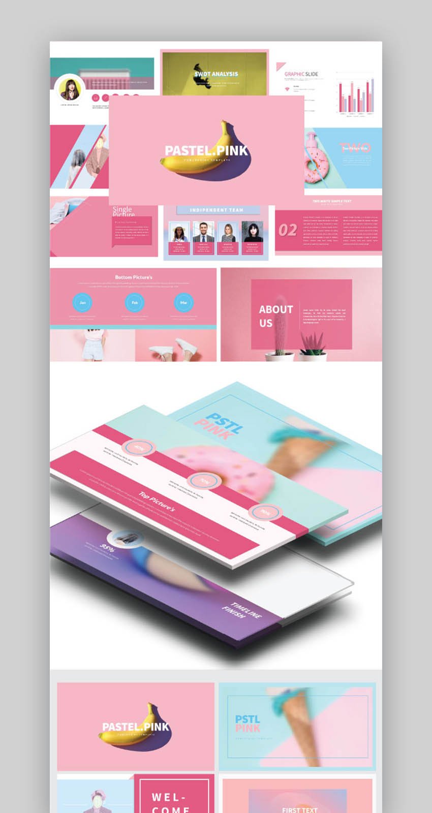 25+ Free Pink & Red PowerPoint PPT Templates to Download for 2022