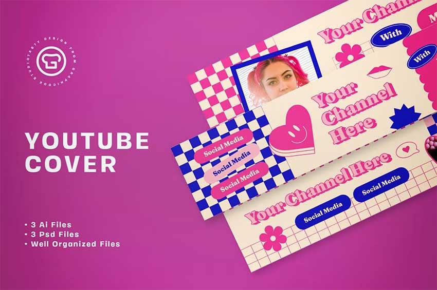 70+ Creative YouTube Banner Templates