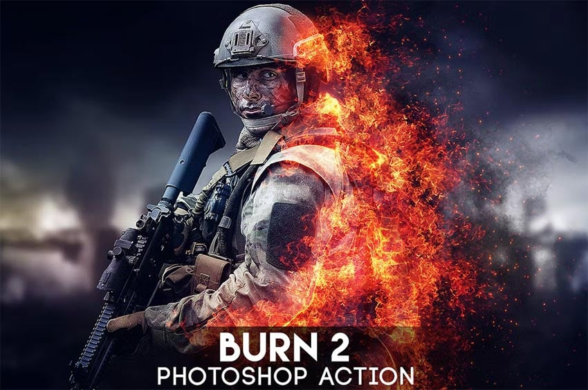 22 Best Fire Photoshop Actions (Fire Text Styles and Photo Effects ...