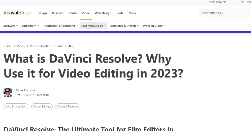 10 Top DaVinci Resolve Tutorials for Beginners (2025 Jump-Start ...