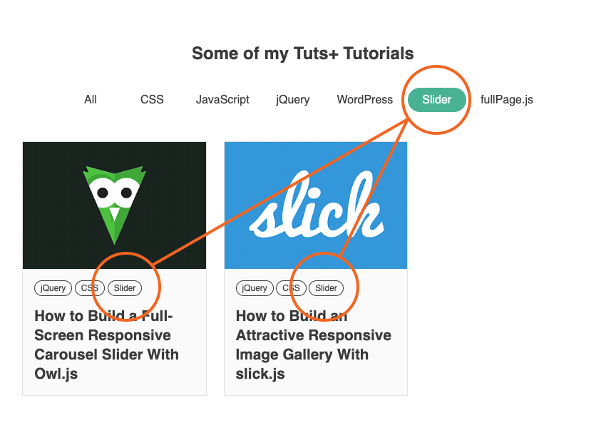 How to build a filtering component in pure CSS (2 methods) | Envato Tuts+