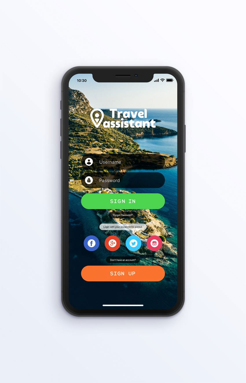How to Design a Travel App Login Screen in Sketch | Envato Tuts+