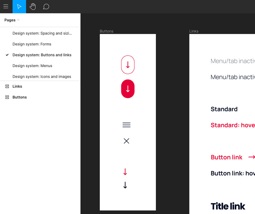 Creating a Figma Design System: Buttons, Links, Icons, and Images ...