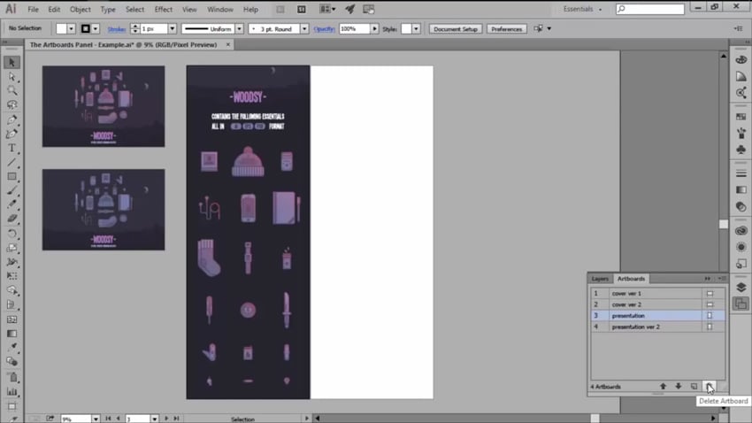 Illustrator in 60 Seconds: How to Use the Artboards Panel | Envato Tuts+