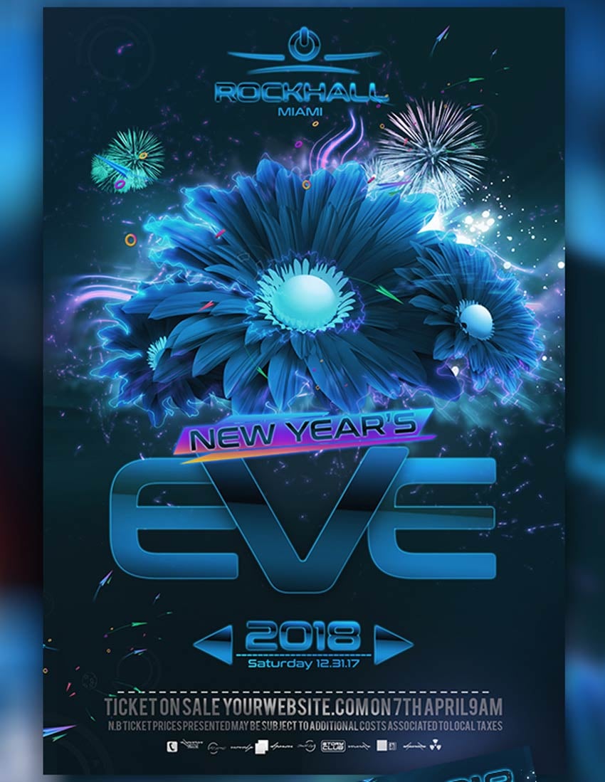 30 Best New Year's Eve Flyers and Invitations