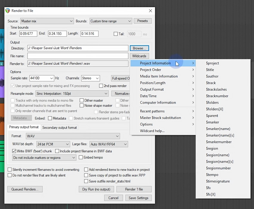 How to Render in Reaper | Envato Tuts+