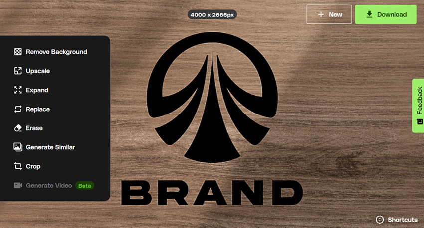 How to remove a background from a logo