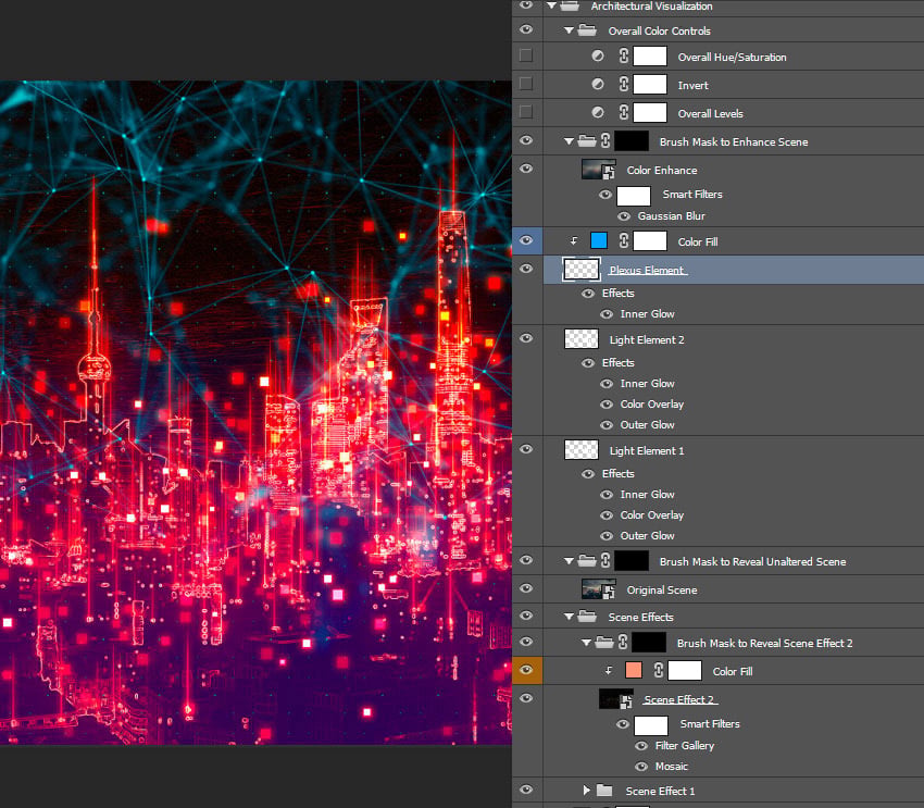 How to Create a Dark Futuristic City in Adobe Photoshop | Envato Tuts+
