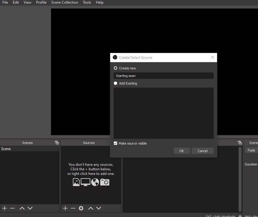 How to Make a Waiting Screen for Live Streaming and Use Looping Video ...