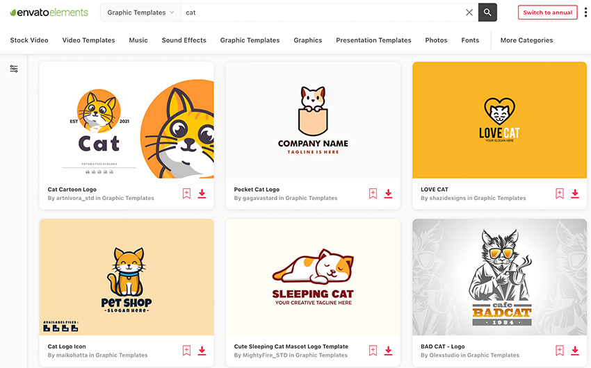 43 Cool Cat Logo Designs (Creative Cat Logo Ideas)