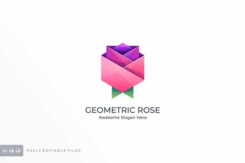 38 Best Rose Logo Design (Including Red & Black Roses)
