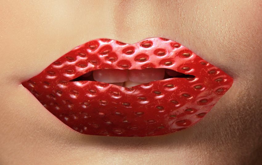 How to Create a Strawberry Lips Effect for Beginners in Adobe Photoshop ...