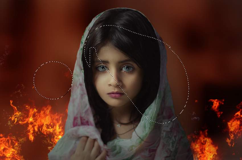 How to Create an Emotional Fire Scene Photo Manipulation in Adobe ...