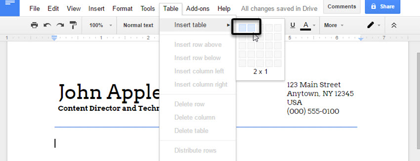 How to Make a Professional Resume in Google Docs | Envato Tuts+