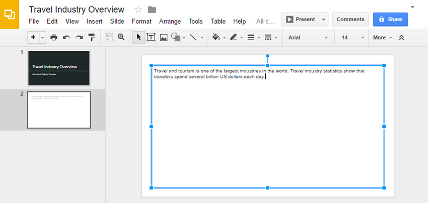 How to Add Text & Bullet Points in Google Slides Presentations | Envato ...