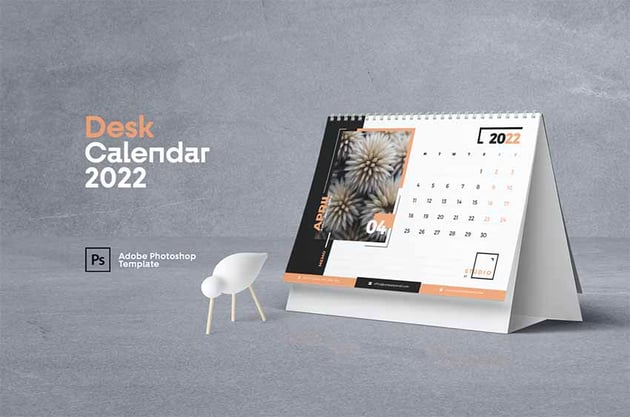 39 Creative Desk Calendar Templates Stand Up Calendar Designs 