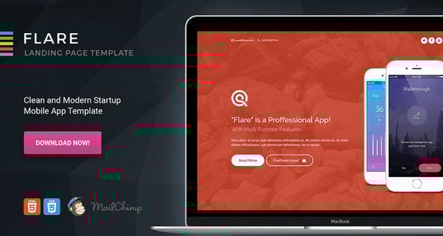 18 Best Mobile App Landing Page Template Designs (2025 Examples ...