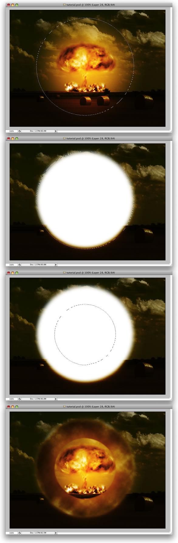 Create an Atomic Explosion in Photoshop | Envato Tuts+