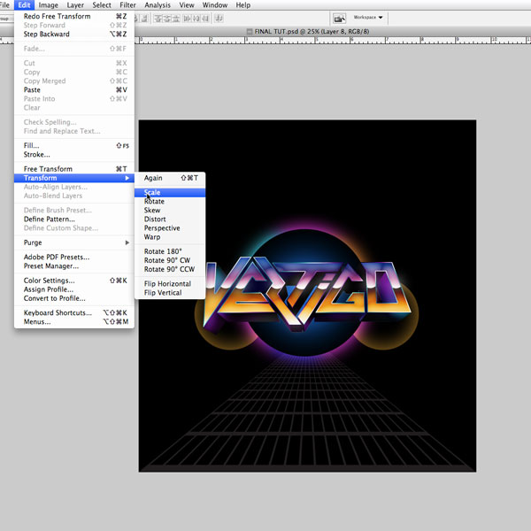 How to Create a Retro Metal 3D Design | Envato Tuts+