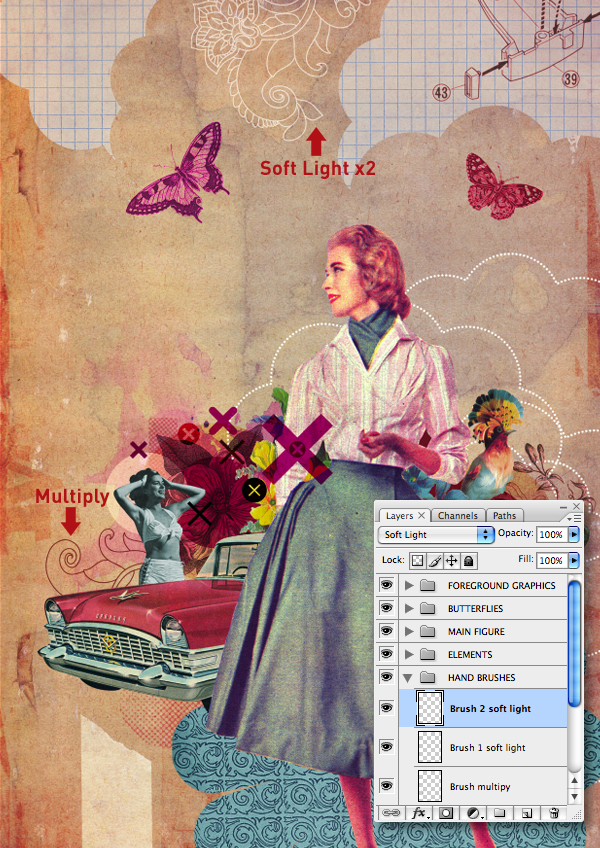 Recycle Vintage Images to Create a Photoshop Collage | Envato Tuts+