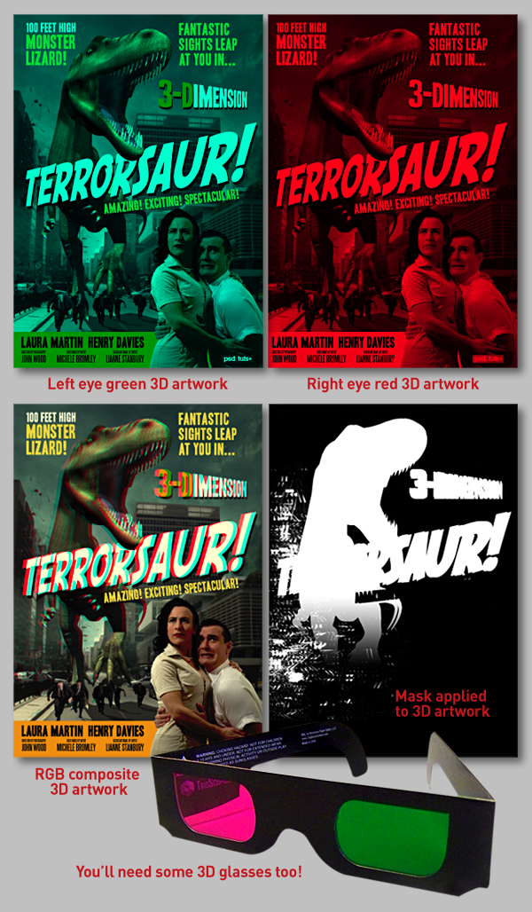Create an Awesome 3D Anaglyph Poster | Envato Tuts+