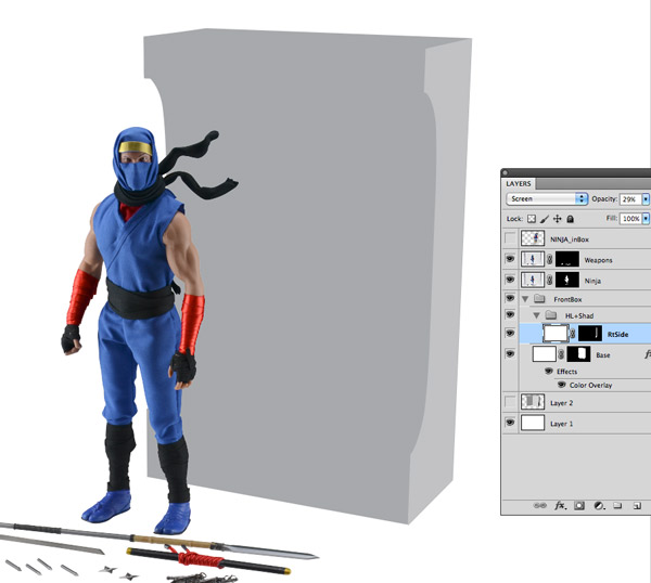 Create Promotional Rendering for High-End Action Figure Packaging ...