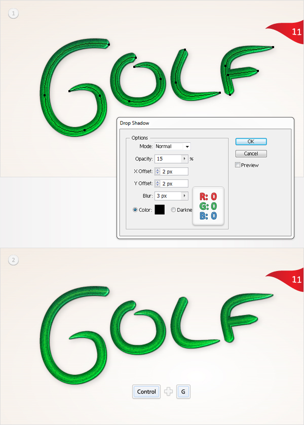 Create a Golf Themed, Vector Illustration | Envato Tuts+