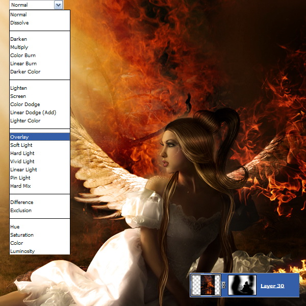 How to Create a Fallen Angel on Fire Photo Manipulation | Envato Tuts+