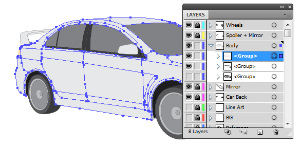 Create a Stylized Performance Car in Illustrator CS5 | Envato Tuts+