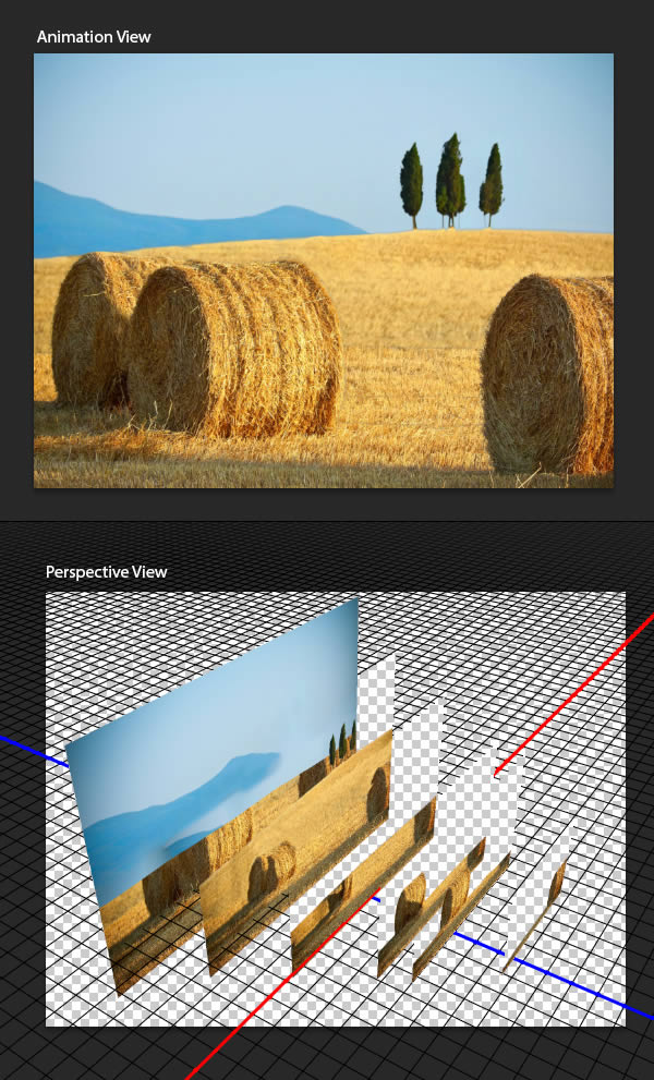 Create a Parallax Shift Effect Using Timeline and 3D Features of ...