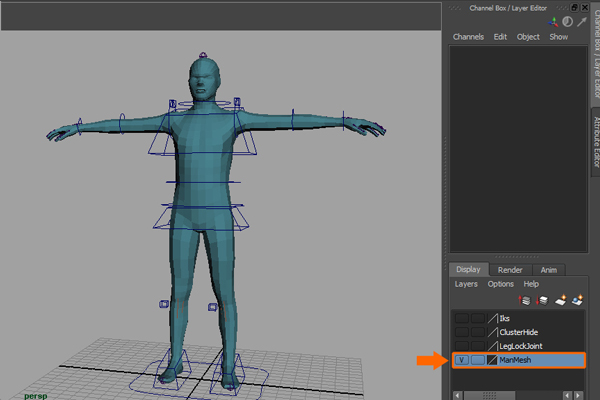 Building A Complete Human Character Rig In Maya, Global Control and ...