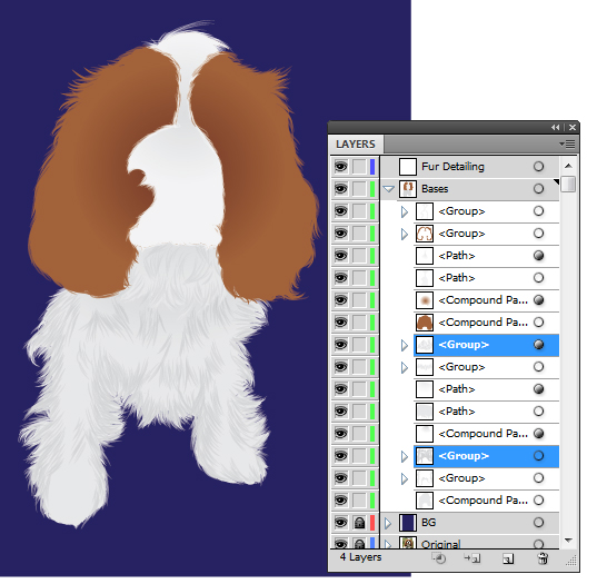 Creating a Detailed Furry Dog Portrait with Art Brushes | Envato Tuts+