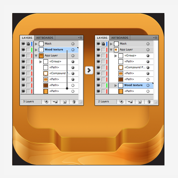 Create a Wooden Inbox iOS Icon in Adobe Illustrator | Envato Tuts+