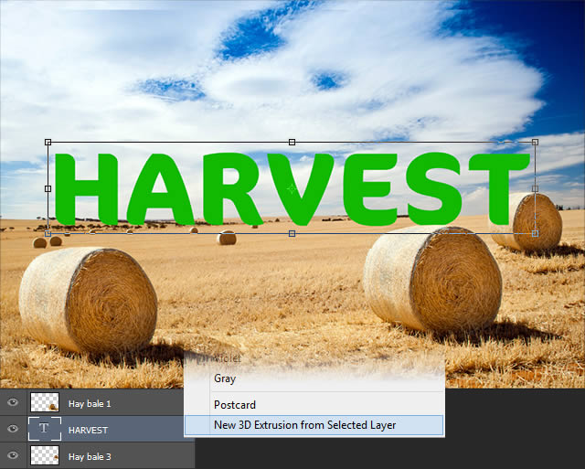 How to Create Stylized Hay Bale Typography in Adobe Photoshop | Envato ...