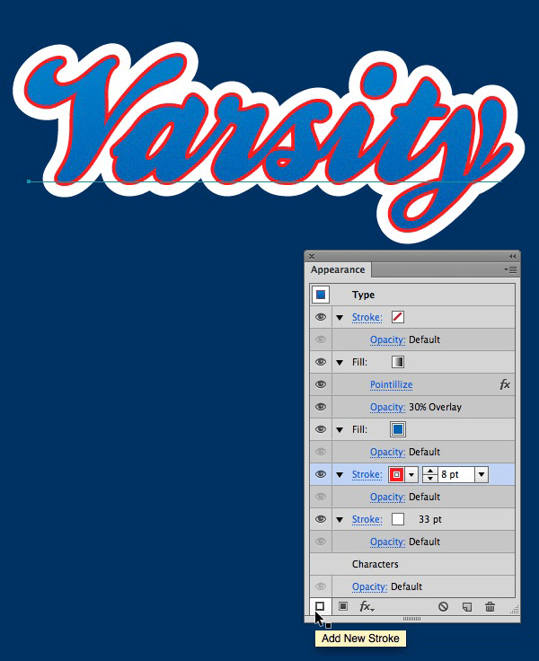 How to Create a Varsity Lettering Effect in Adobe Illustrator | Envato ...