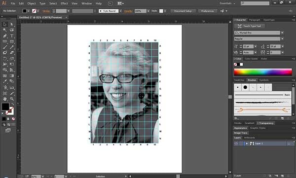 How to Use a Grid to Enlarge an Image While Drawing | Envato Tuts+