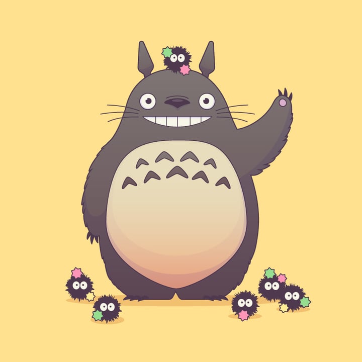 How to draw Totoro in Adobe Illustrator | Envato Tuts+