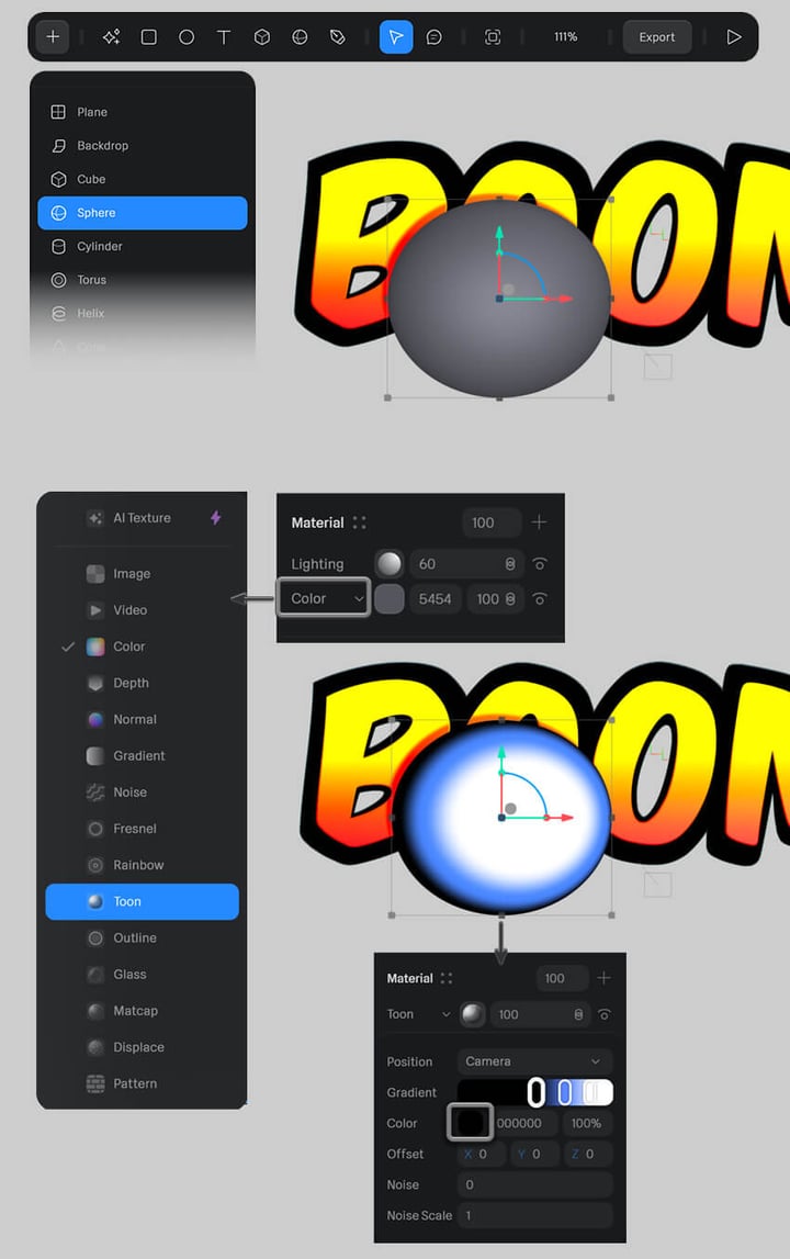 How to create a comicbook text effect in Spline | Envato Tuts+