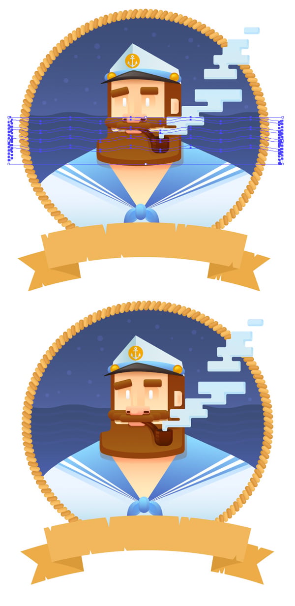 How to Create a Stylized Captain’s Portrait in Adobe Illustrator ...