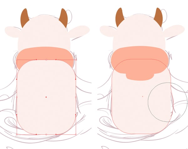 Om! How to Create a Meditating Cartoon Cow in Adobe Illustrator ...