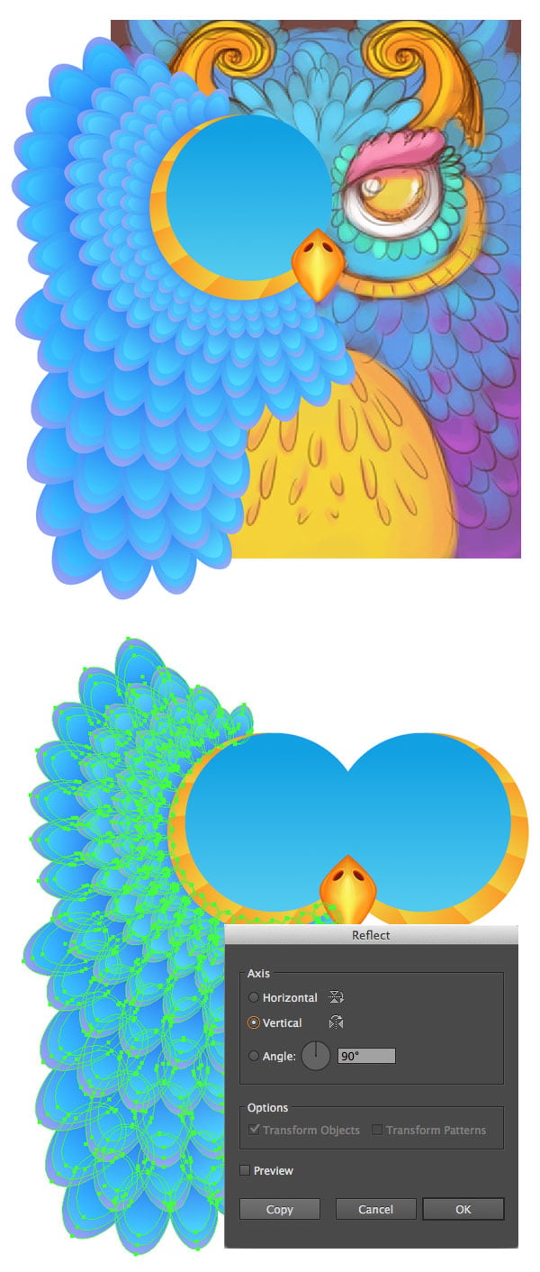 Create a Radiant Owl iPhone Case Template in Adobe Illustrator | Envato ...