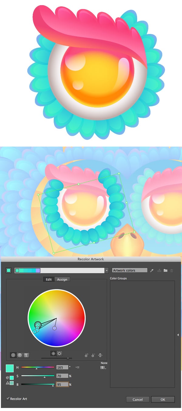 Create a Radiant Owl iPhone Case Template in Adobe Illustrator | Envato ...
