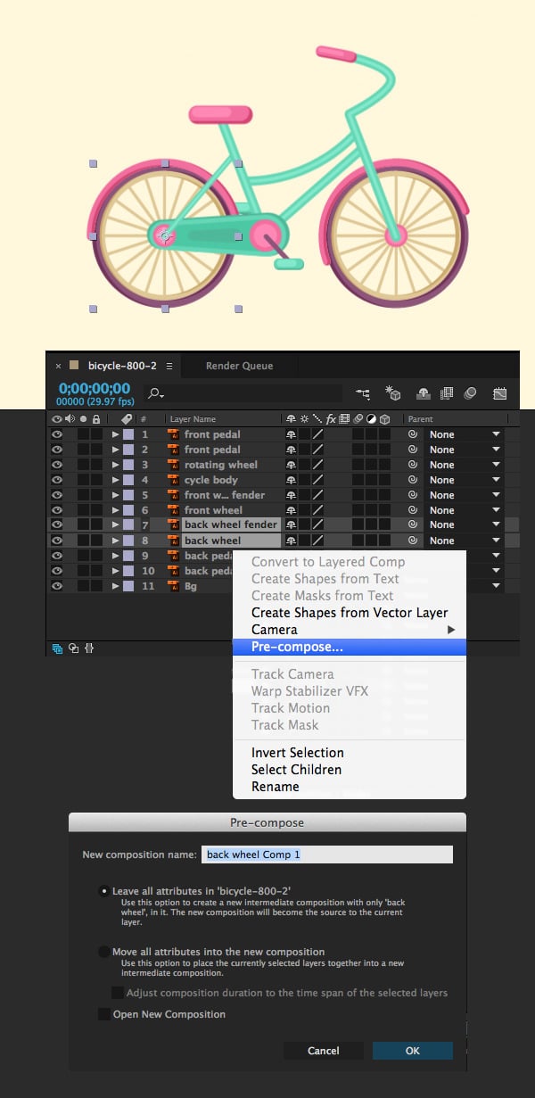 Animate a Cute Vector Bicycle in Adobe After Effects | Envato Tuts+